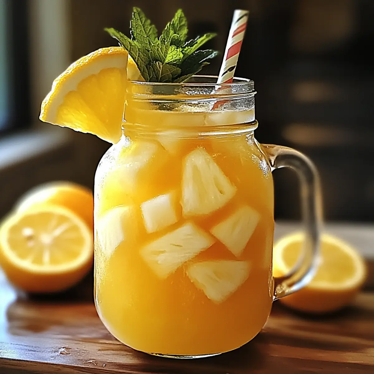 Ultimate Tropical Pineapple Lemonade: A Refreshing Delight