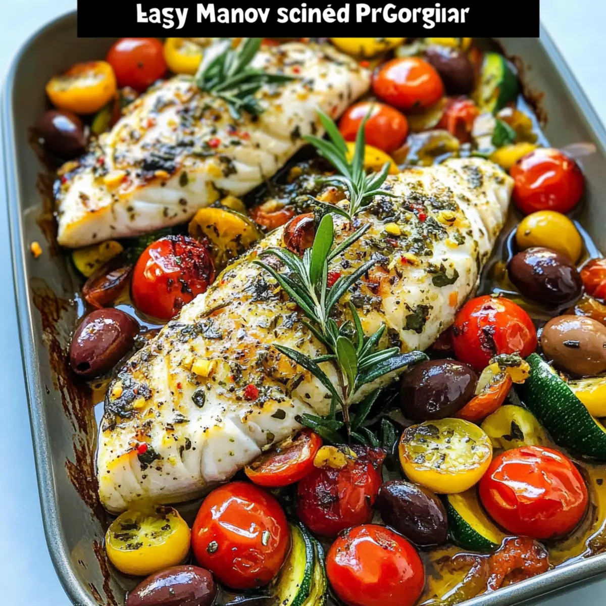 Ultimate Easy Mediterranean Baked Fish for a Delicious Dinner