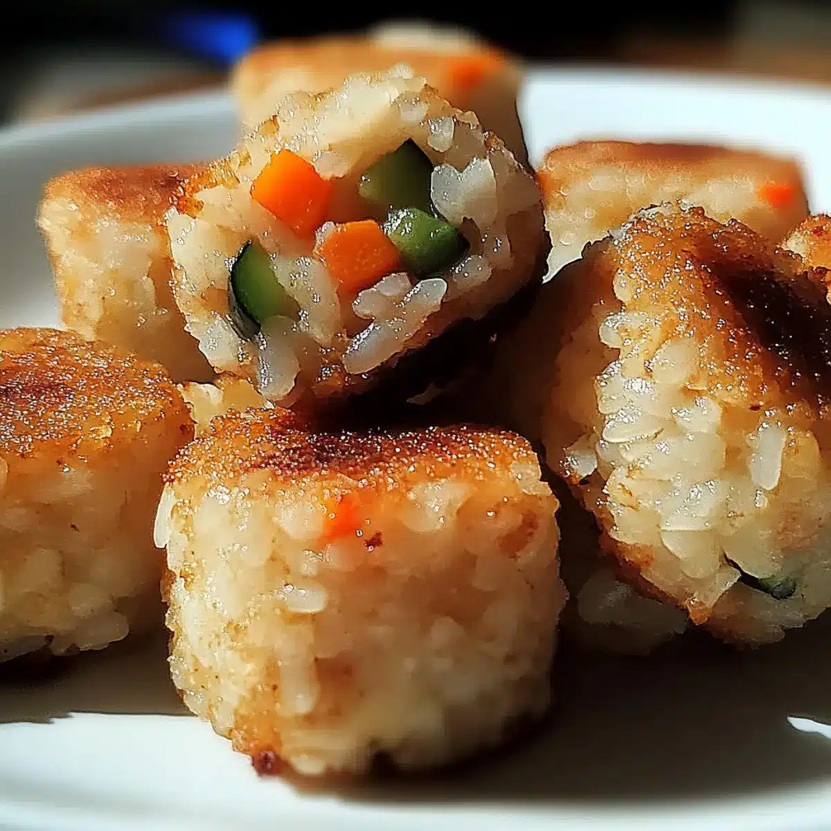 Easy Chicken & Veggie Rice Bites: A Delicious Snack Delight